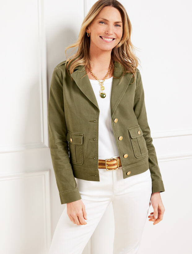 Twill Jacket | Talbots