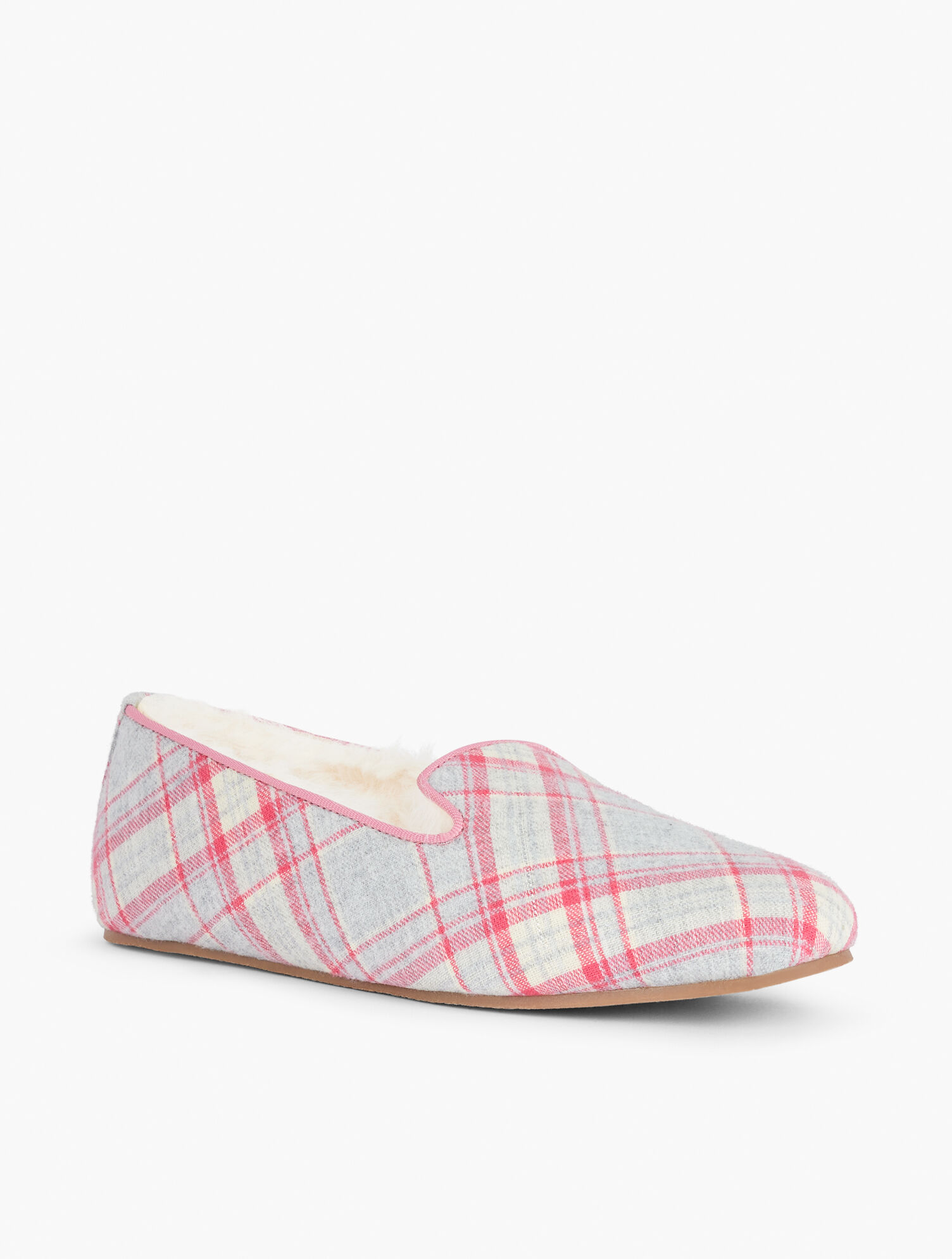 Jingle Plaid Slippers | Talbots