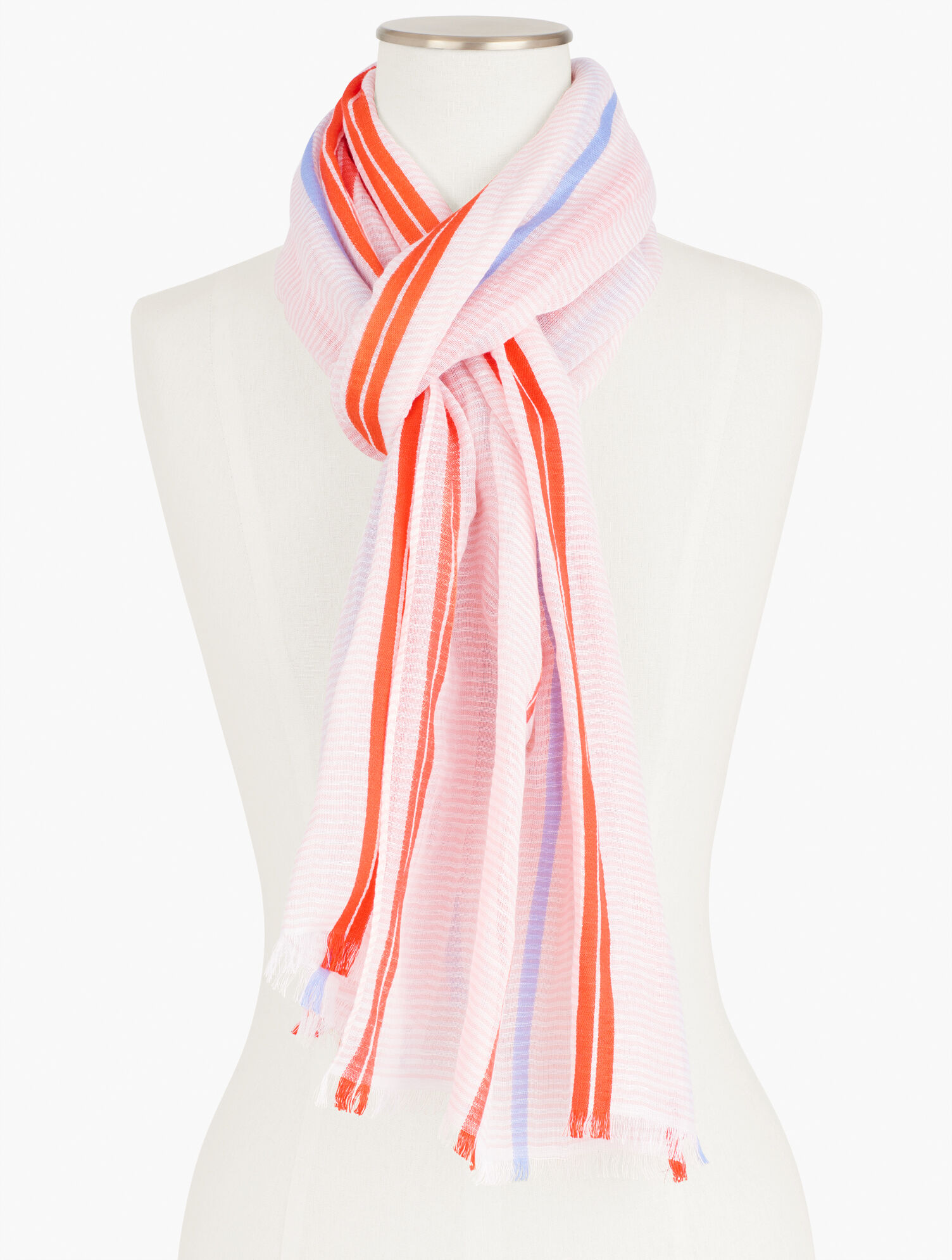 Cheerful Stripe Oblong Scarf | Talbots