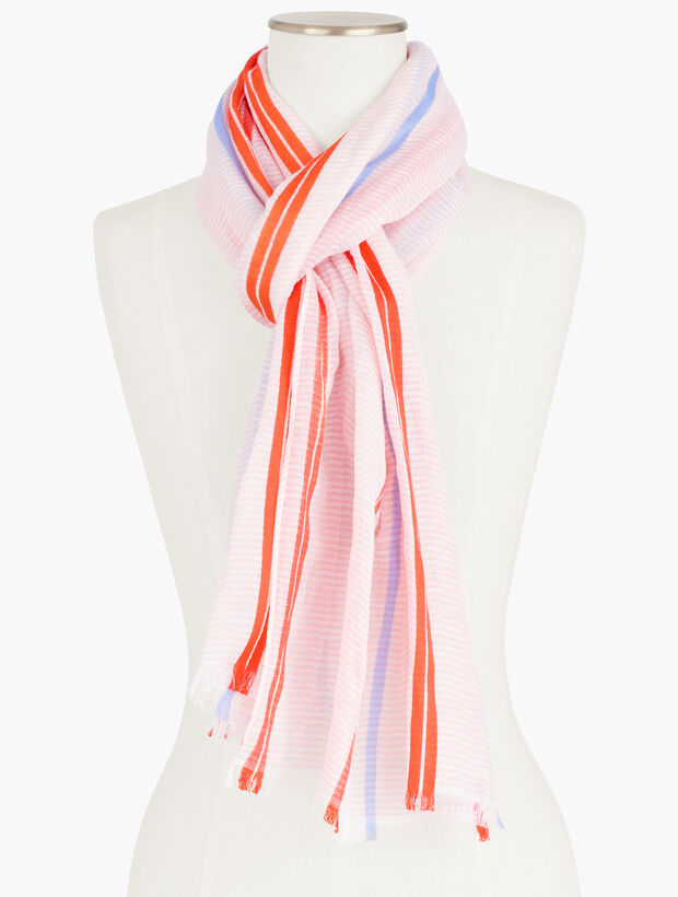 Cheerful Stripe Oblong Scarf | Talbots