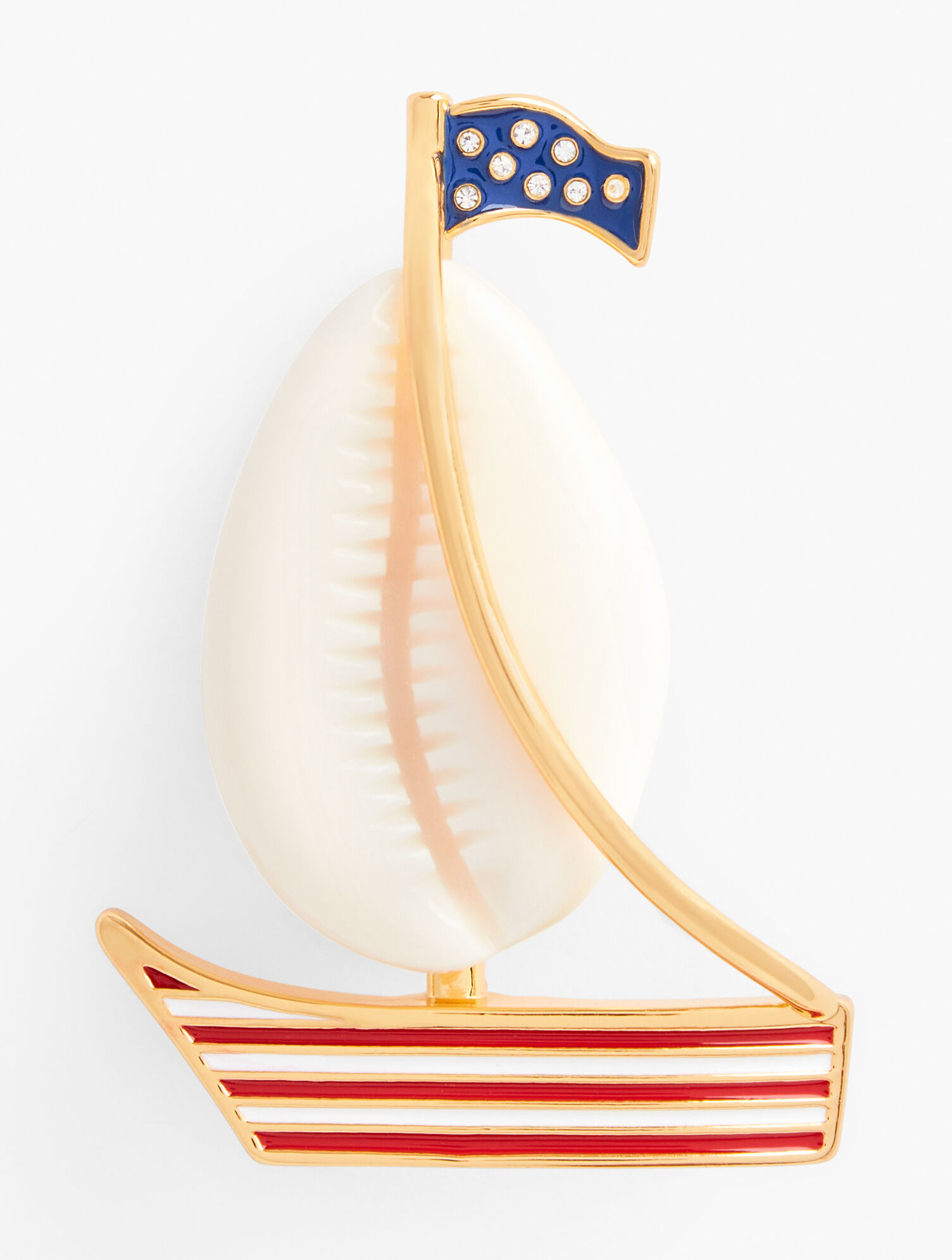 Americana Sailboat Brooch | Talbots