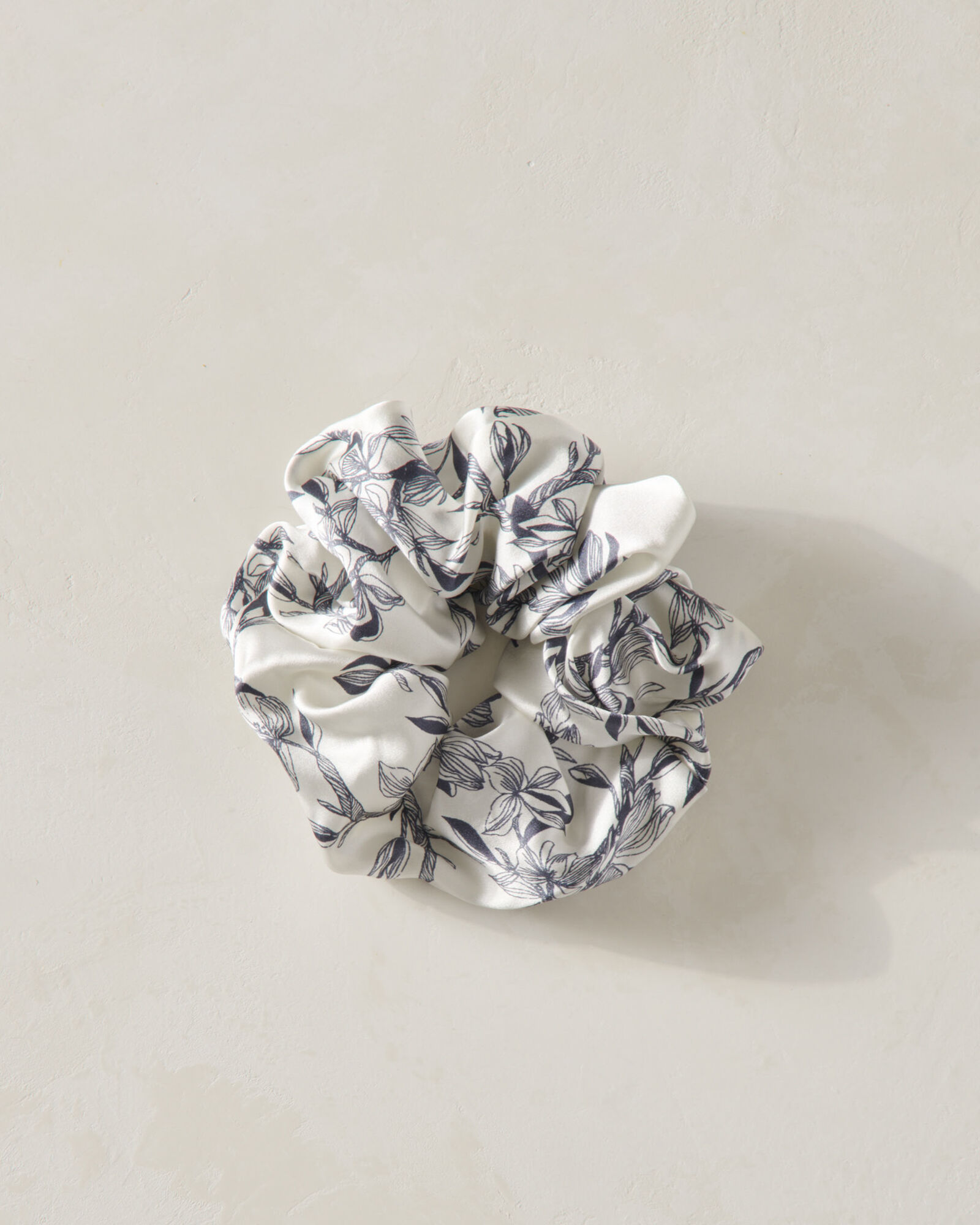 Washable Silk Magnolia Scrunchie | Haven Well Within