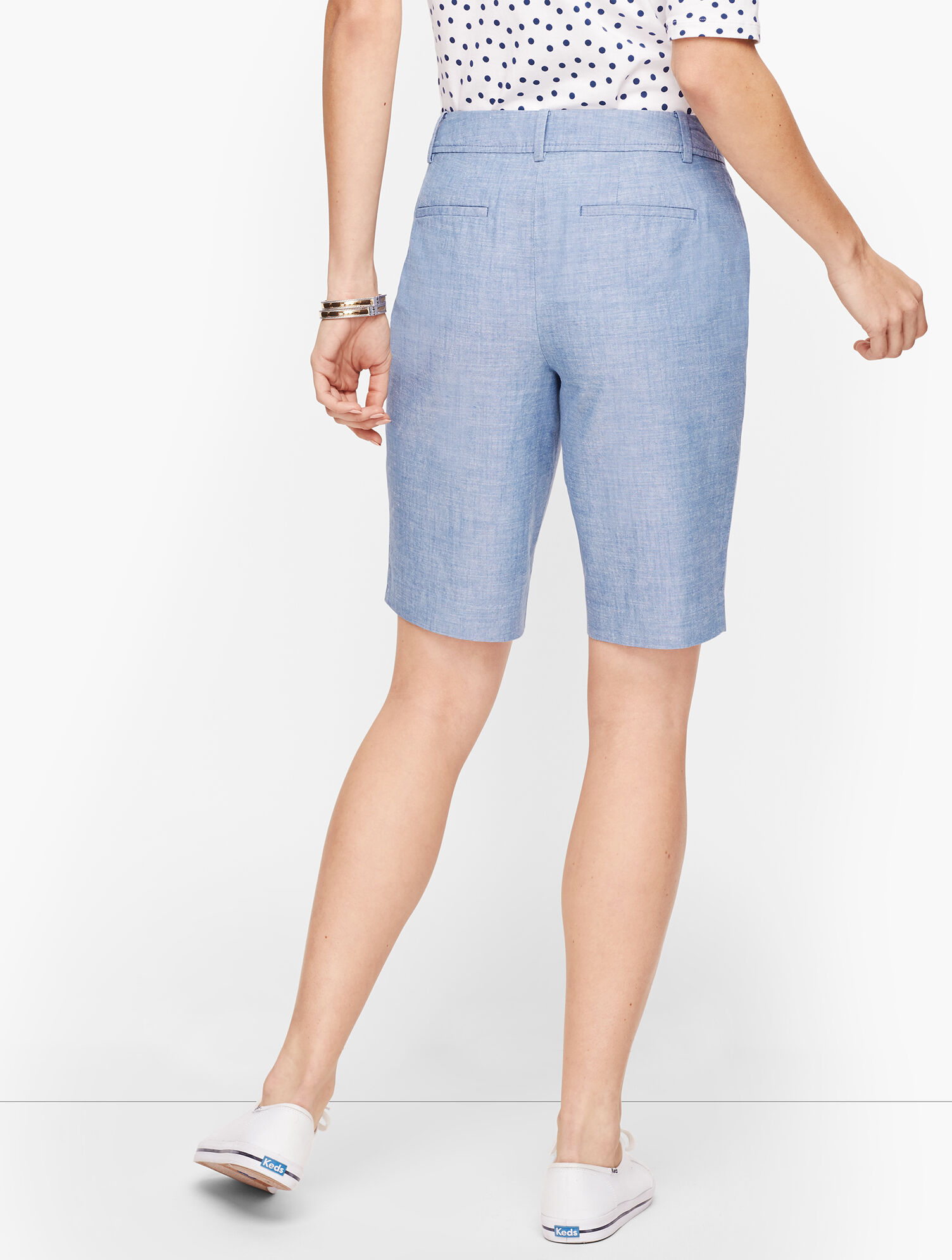 Perfect Shorts - Bermuda - Chambray | Talbots
