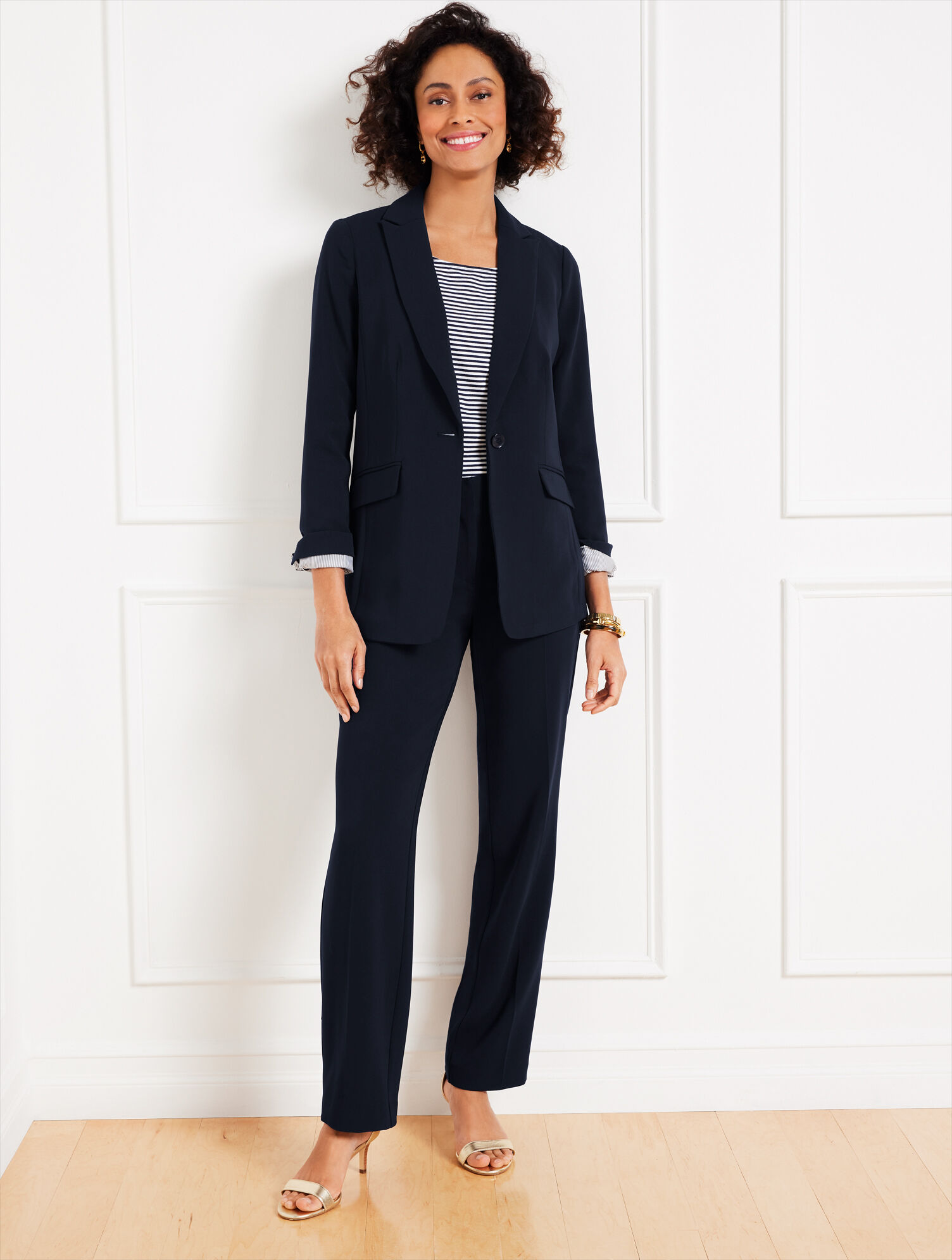 Easy Travel Straight Leg Pants | Talbots