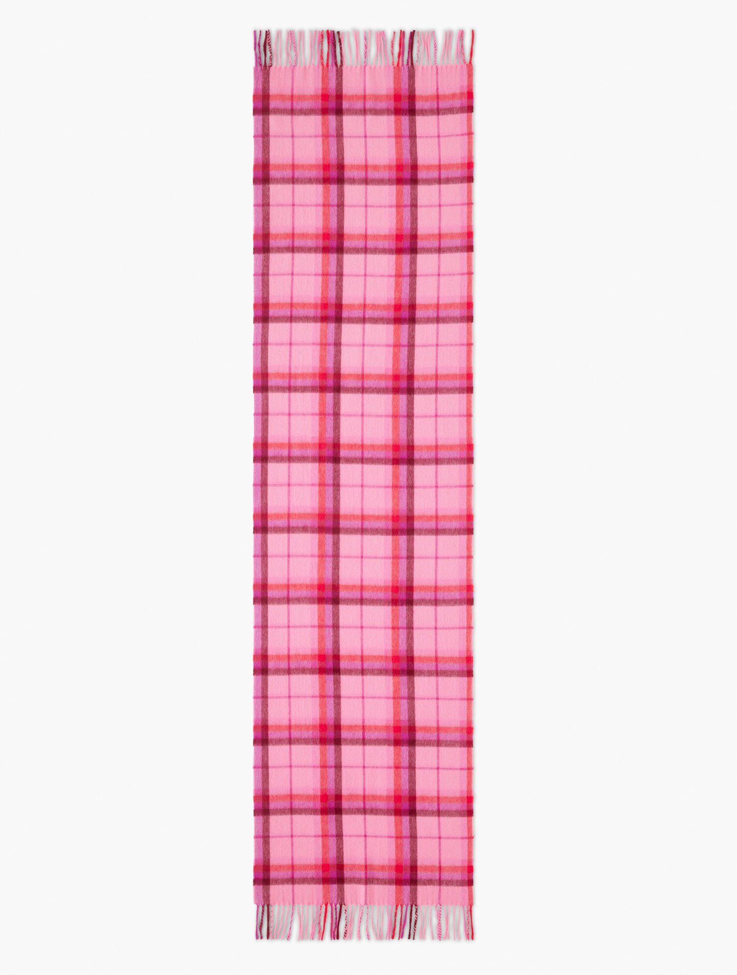 Cashmere Waterweave Scarf - Merry Plaid | Talbots