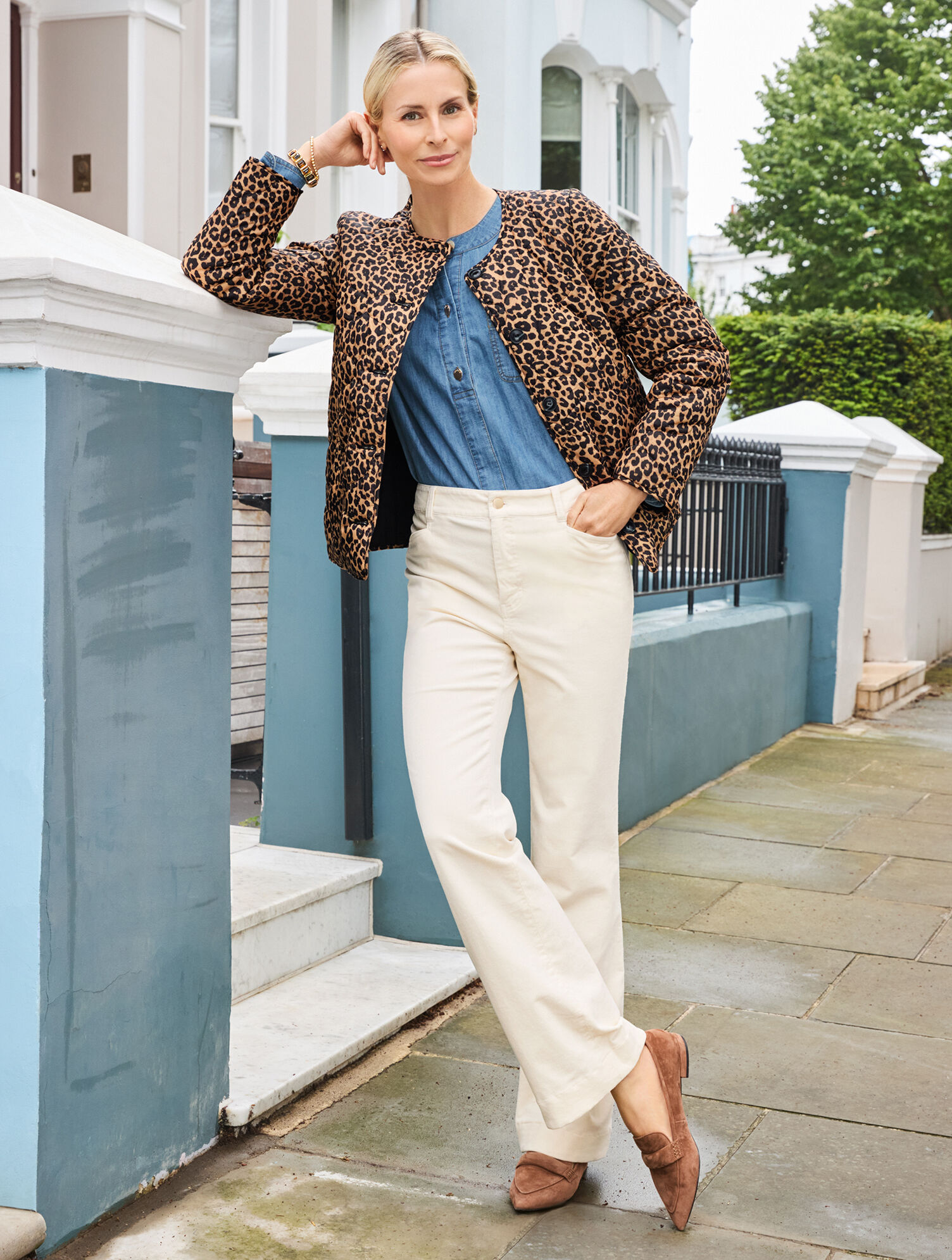 Quilted Reversible Jacket - Allover Animal | Talbots