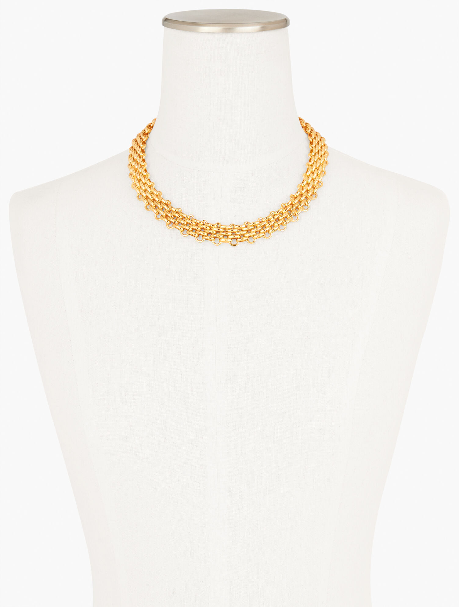 Watch Band Chain Statement Necklace | Talbots