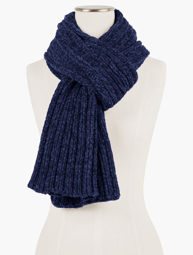 Chenille Ribknit Scarf | Talbots