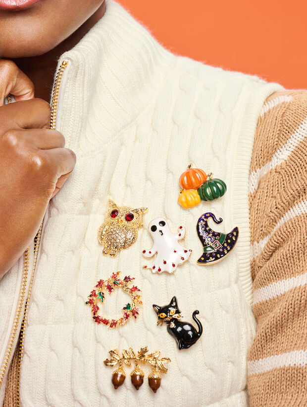 Autumn Wreath Brooch | Talbots