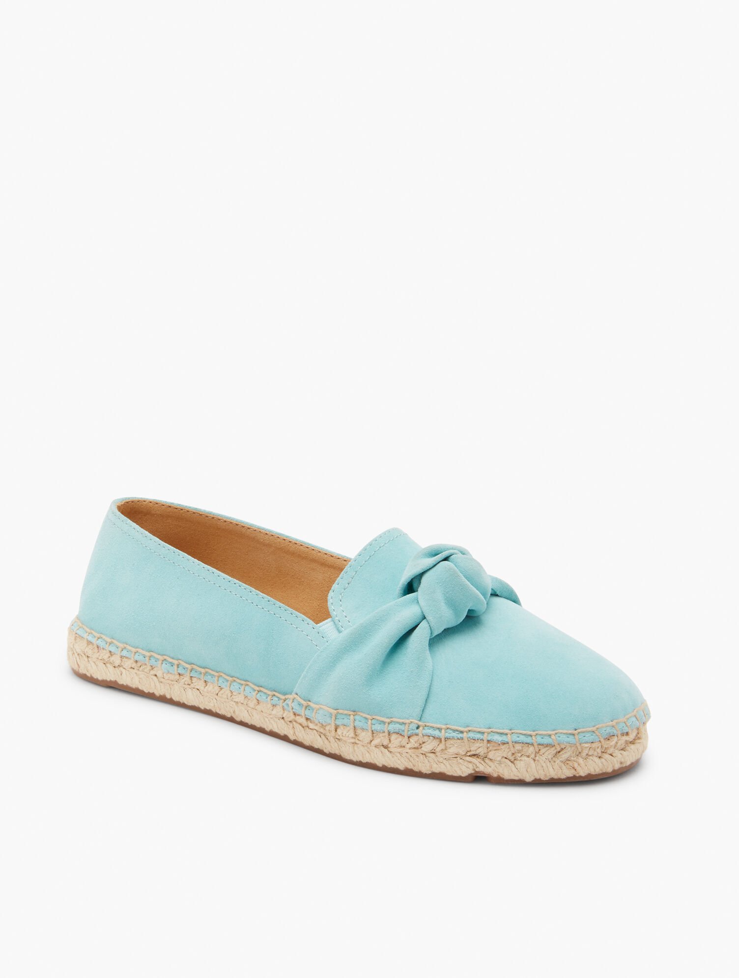 Izzy Knot Detail Espadrilles - Suede | Talbots