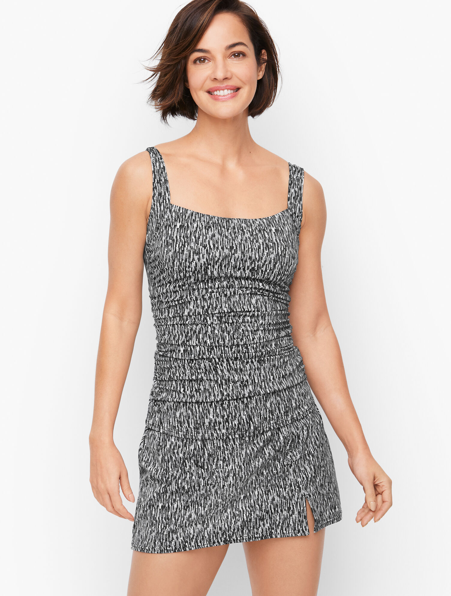 Miraclesuit® Poolside Linear Texture Tankini | Talbots