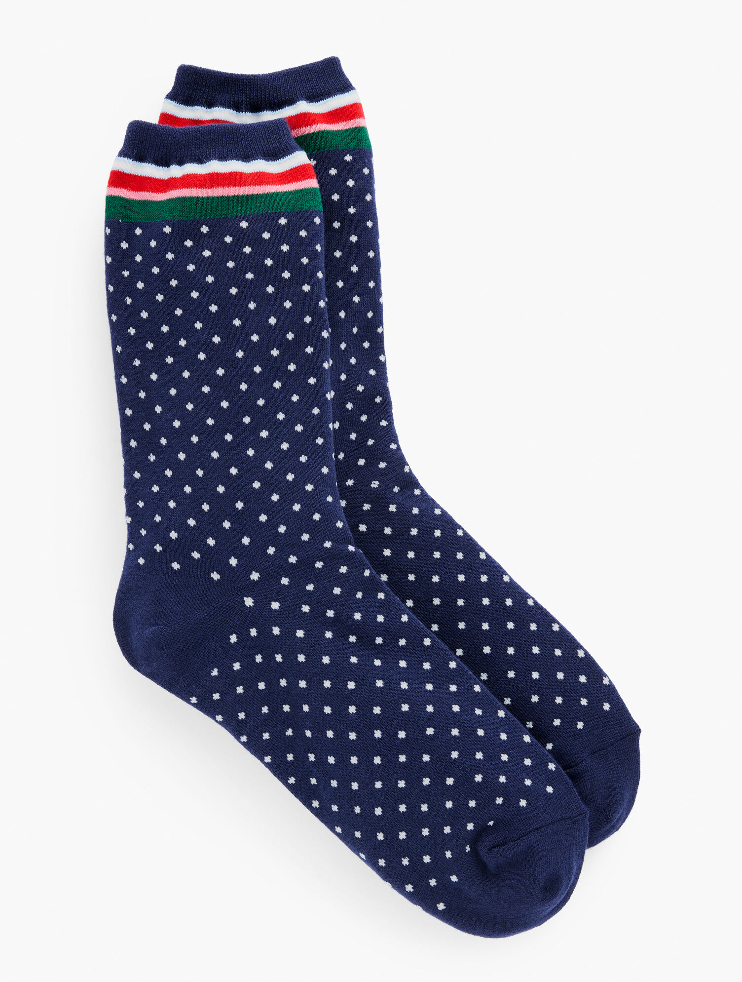Dulce Stripe Dot Trouser Socks | Talbots