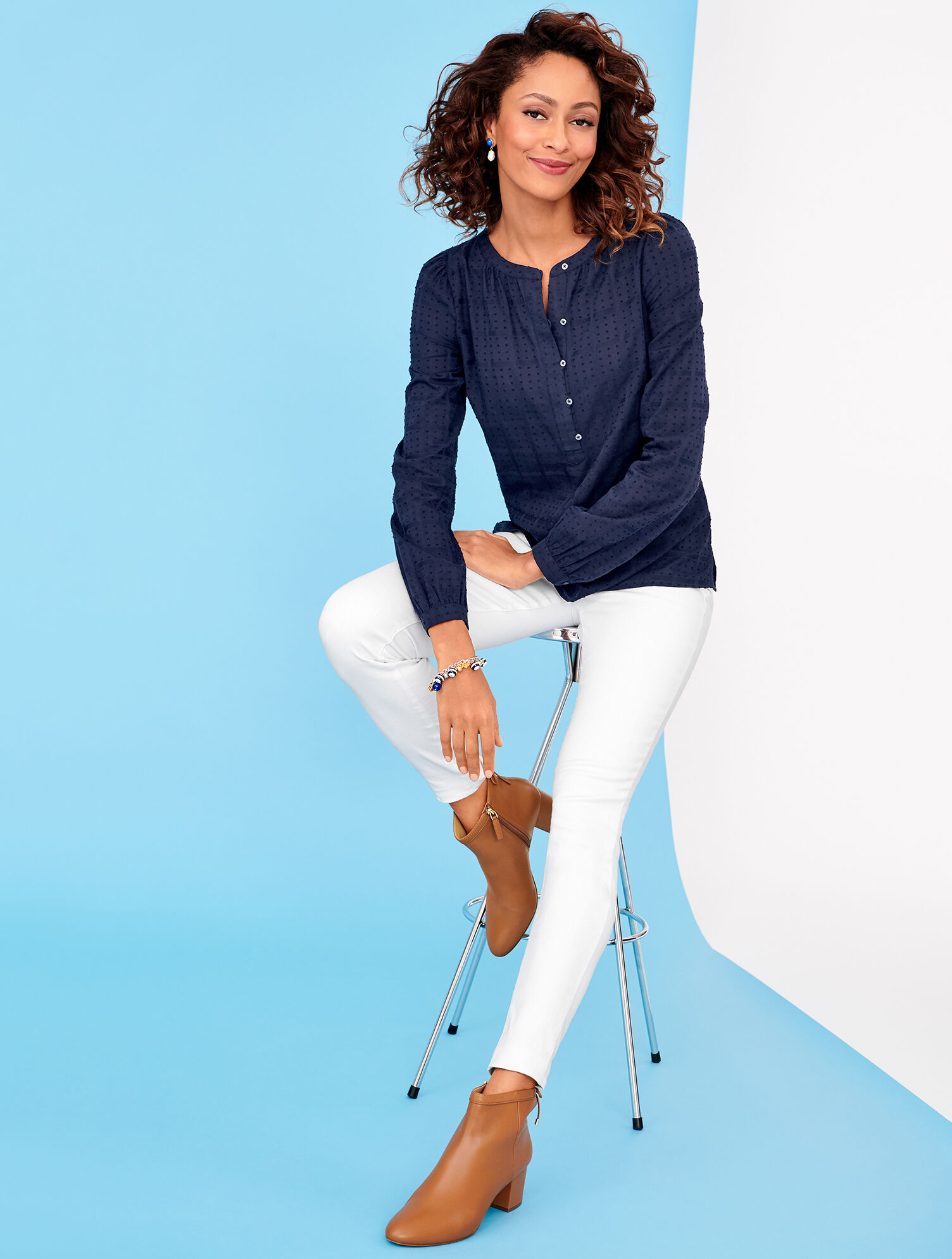 Maud Back Bow Nappa Ankle Boots | Talbots