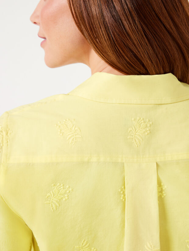 Modern Classic Shirt - Floral Embroidered | Talbots
