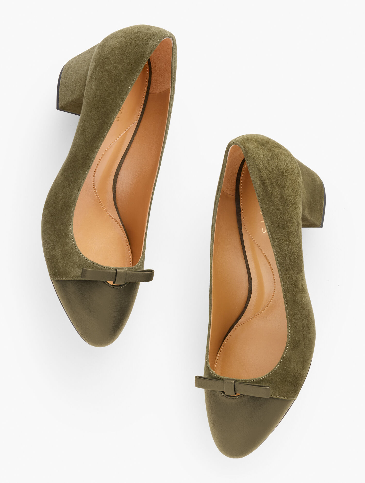 Isa Cut Out Pumps - Suede | Talbots
