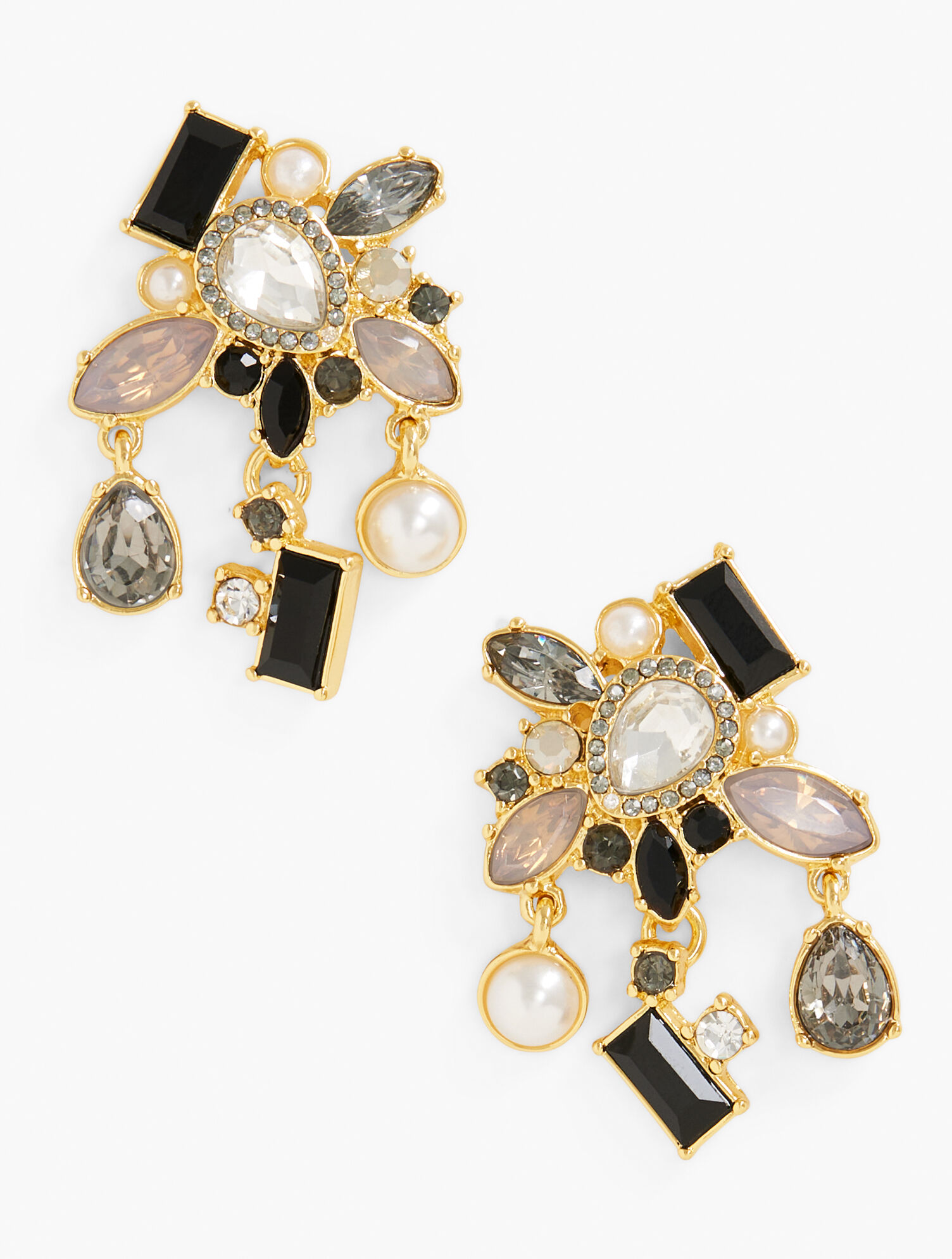 Holiday Crystal Statement Earrings | Talbots
