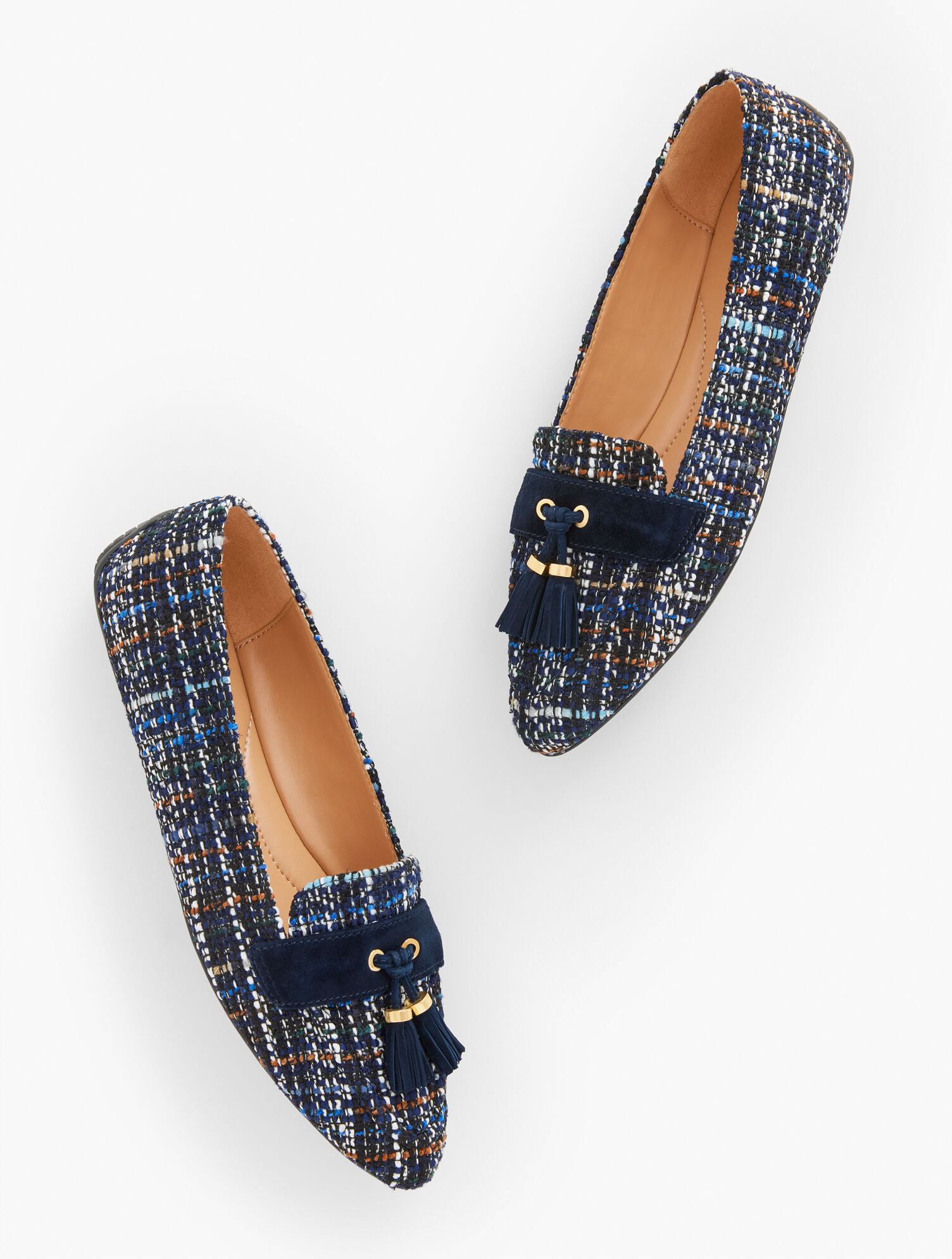 Francesca Driving Flats - Space Dyed Tweed | Talbots