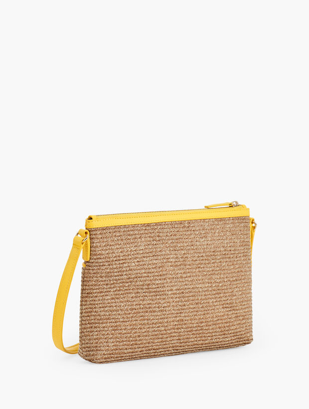 Straw Crossbody Bag | Talbots