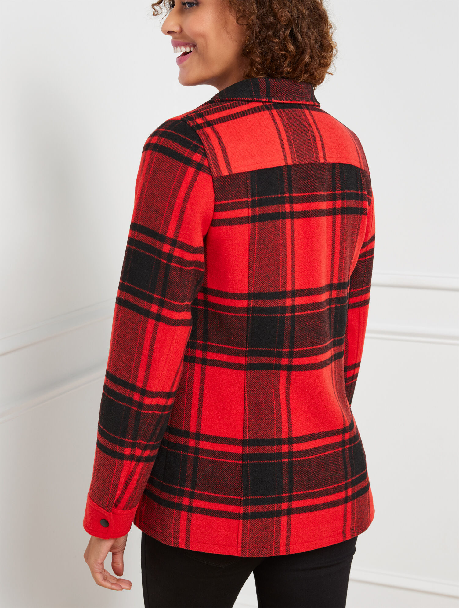 Fireplace Plaid Jacket | Talbots