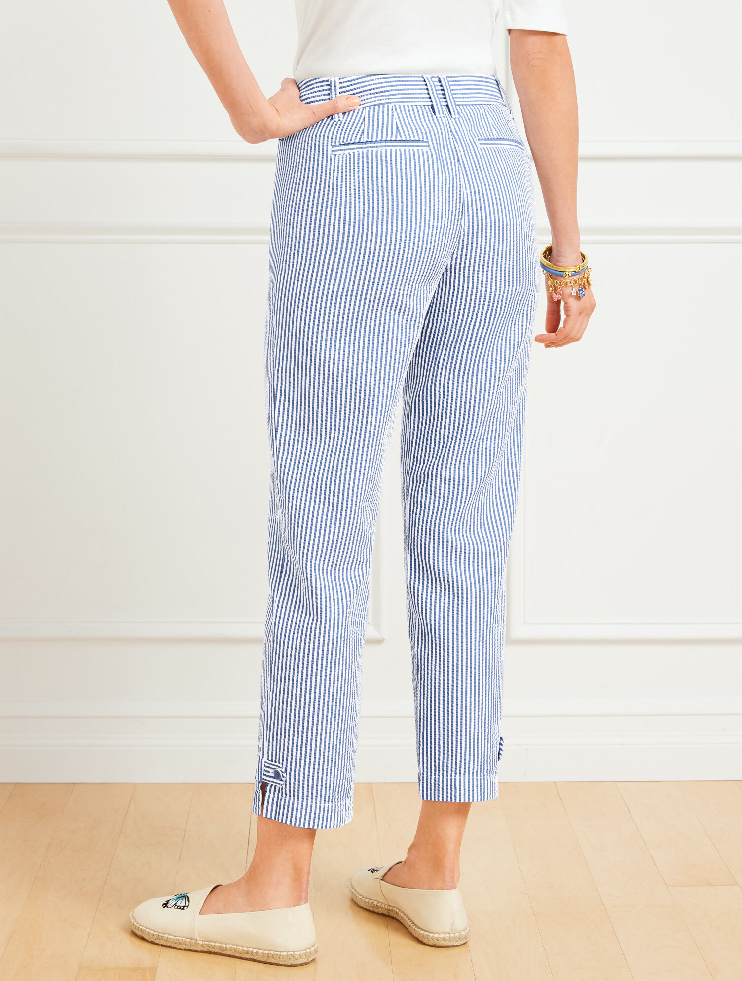 Perfect Crops - Sunshine Seersucker | Talbots