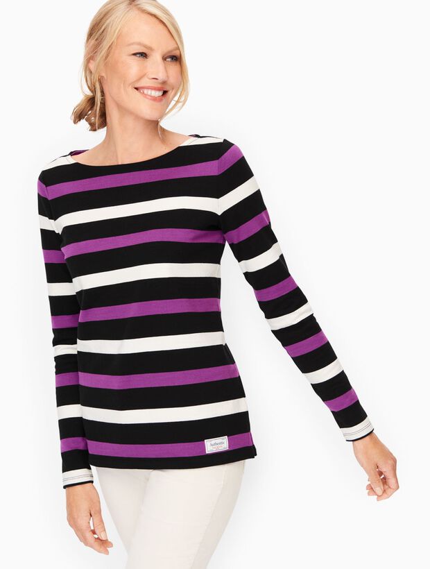 Authentic Talbots Tee - Vista Stripe | Talbots