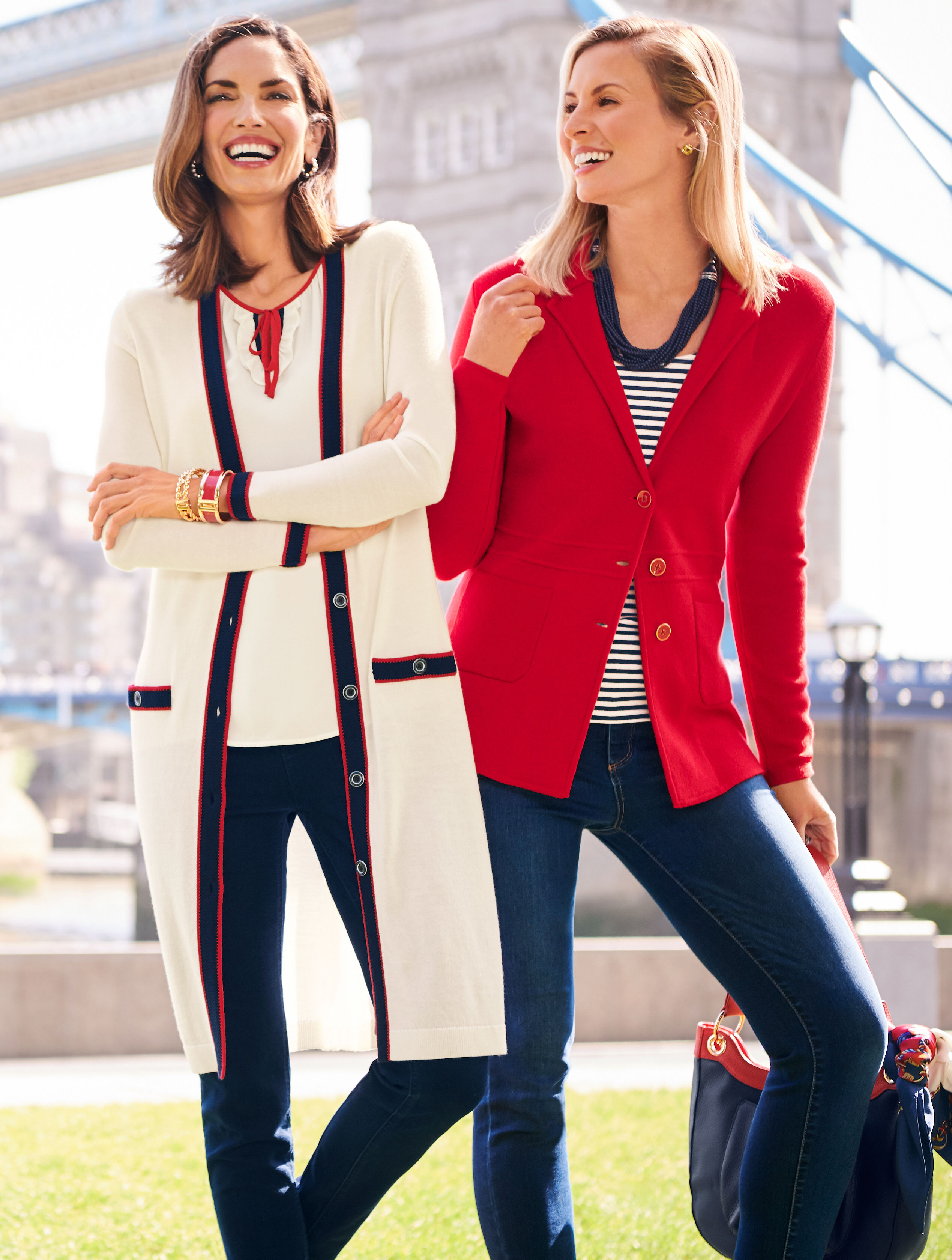 Tipped Sleeveless Shell | Talbots