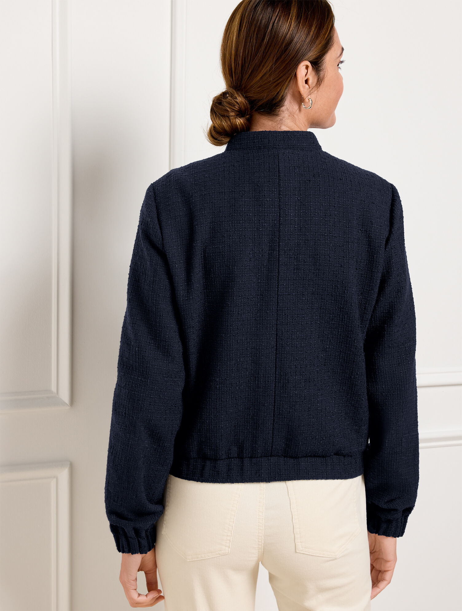 Tweed Bomber Jacket | Talbots