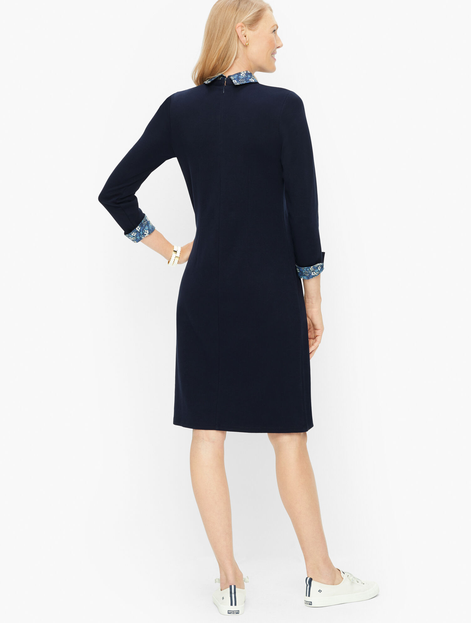 Collared Shift Dress | Talbots