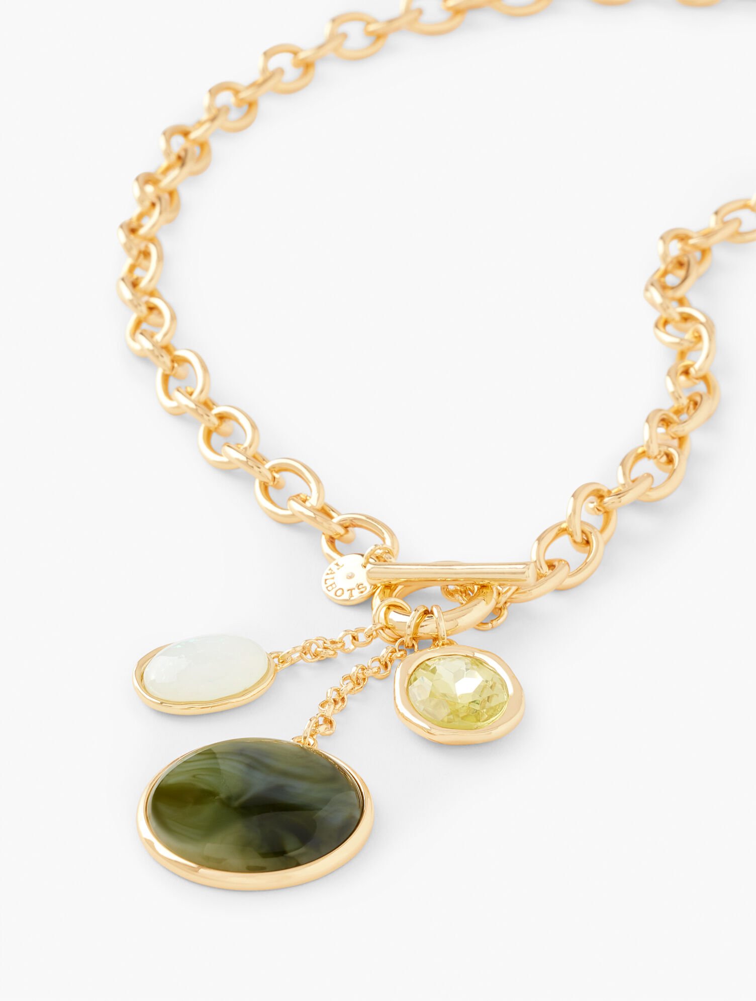 Molten Stone Cluster Necklace | Talbots