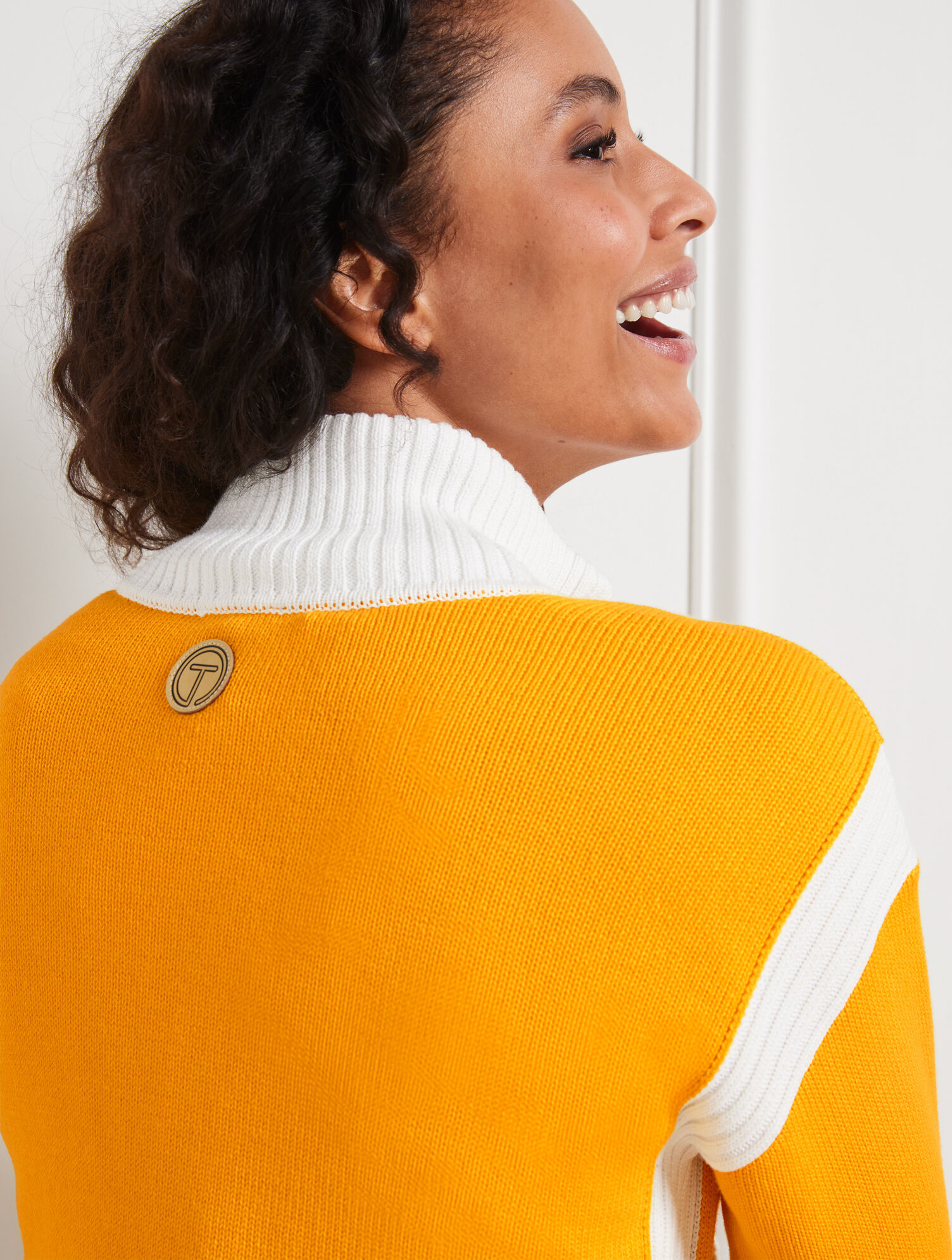 Coolmax® Mockneck Sweater Jacket | Talbots