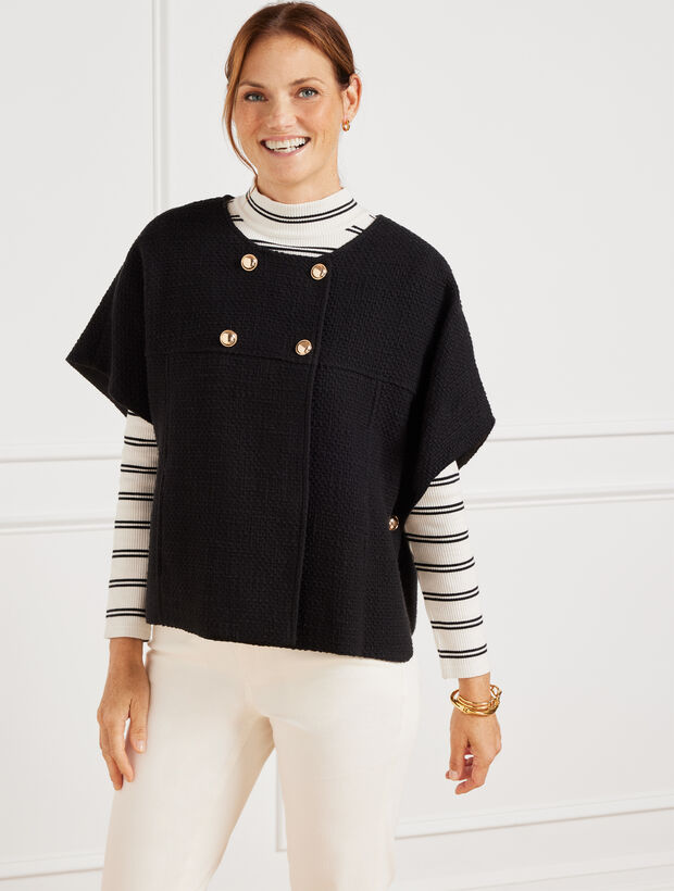 Amherst Tweed Cape | Talbots