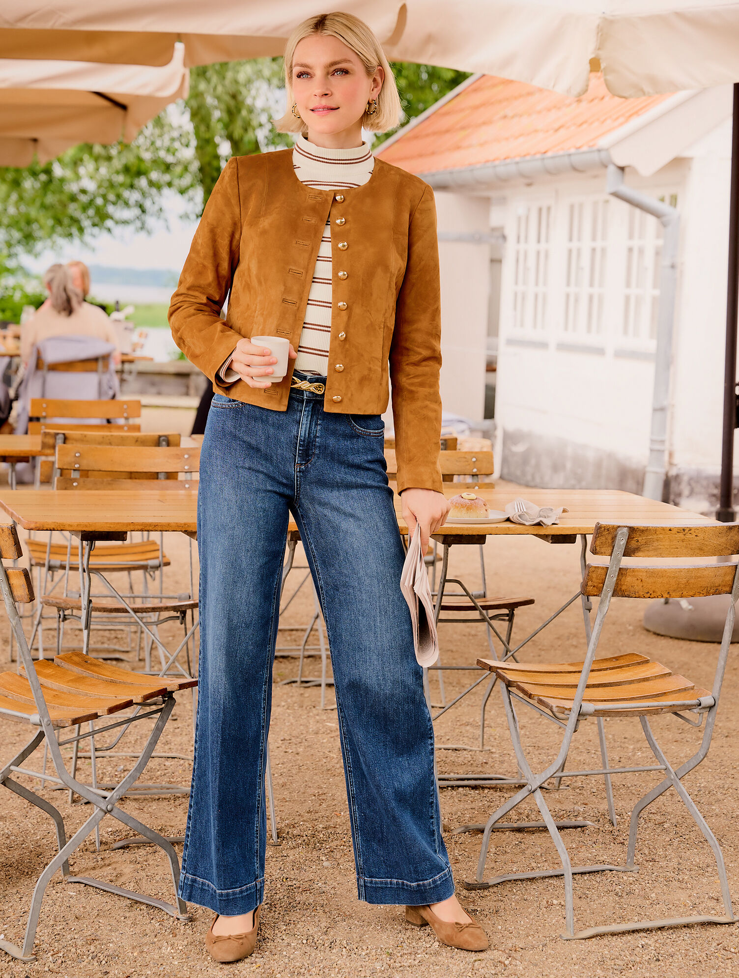 Suede Cropped Jacket | Talbots