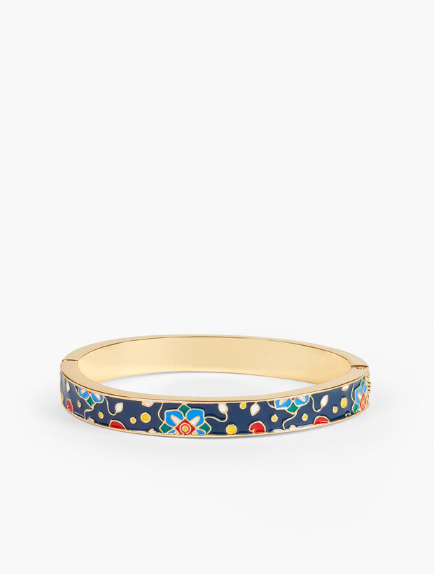 Cloisonné Heart Bangle | Talbots
