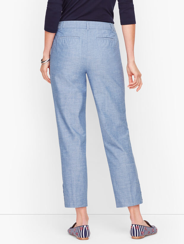 Perfect Crop Pants - Chambray | Talbots
