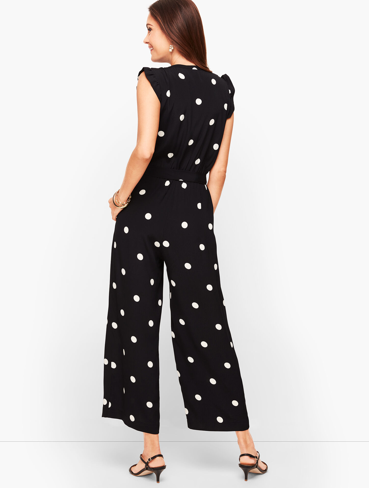 Polka Dot Jumpsuit | Talbots