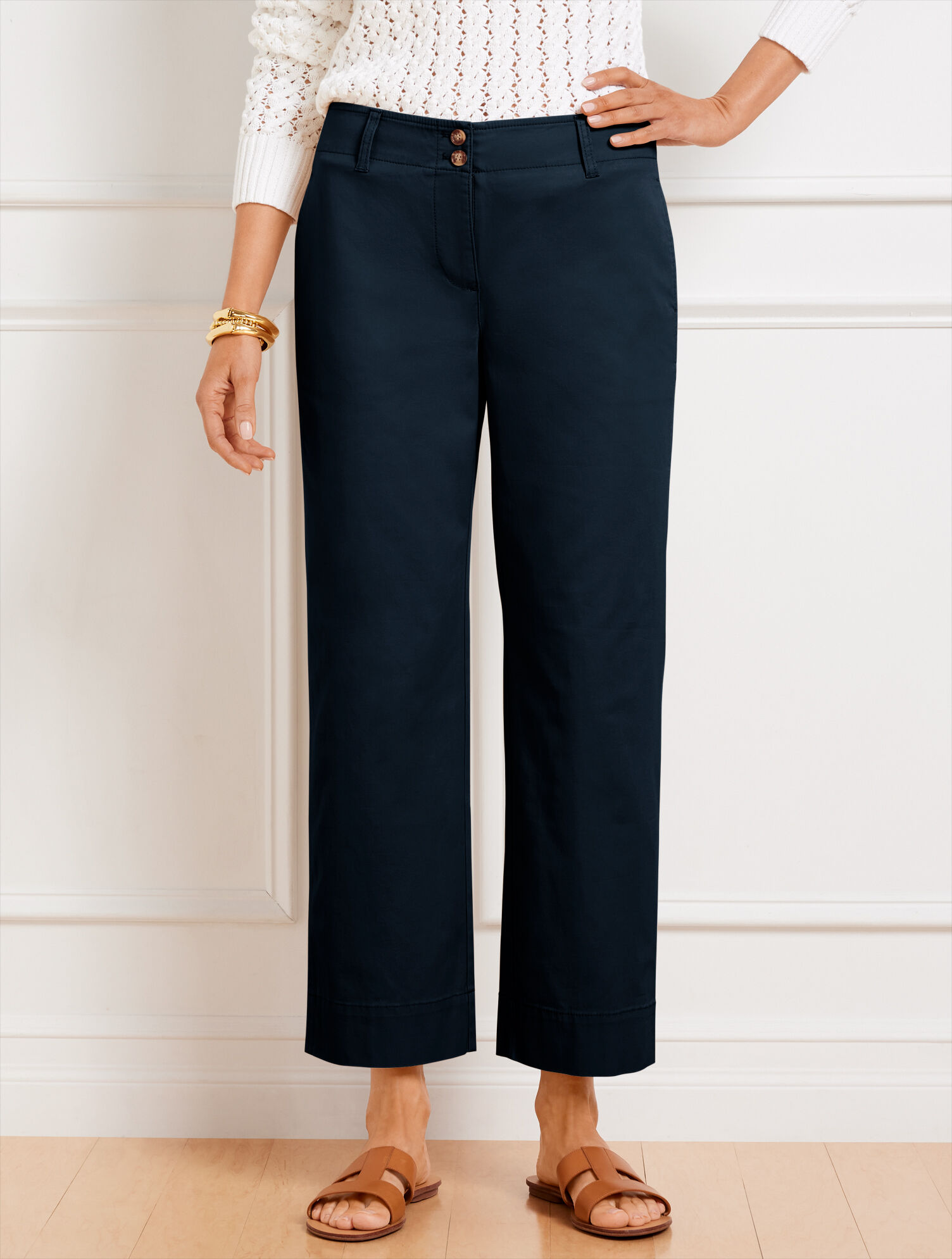 Talbots New England Crop Chinos | Talbots