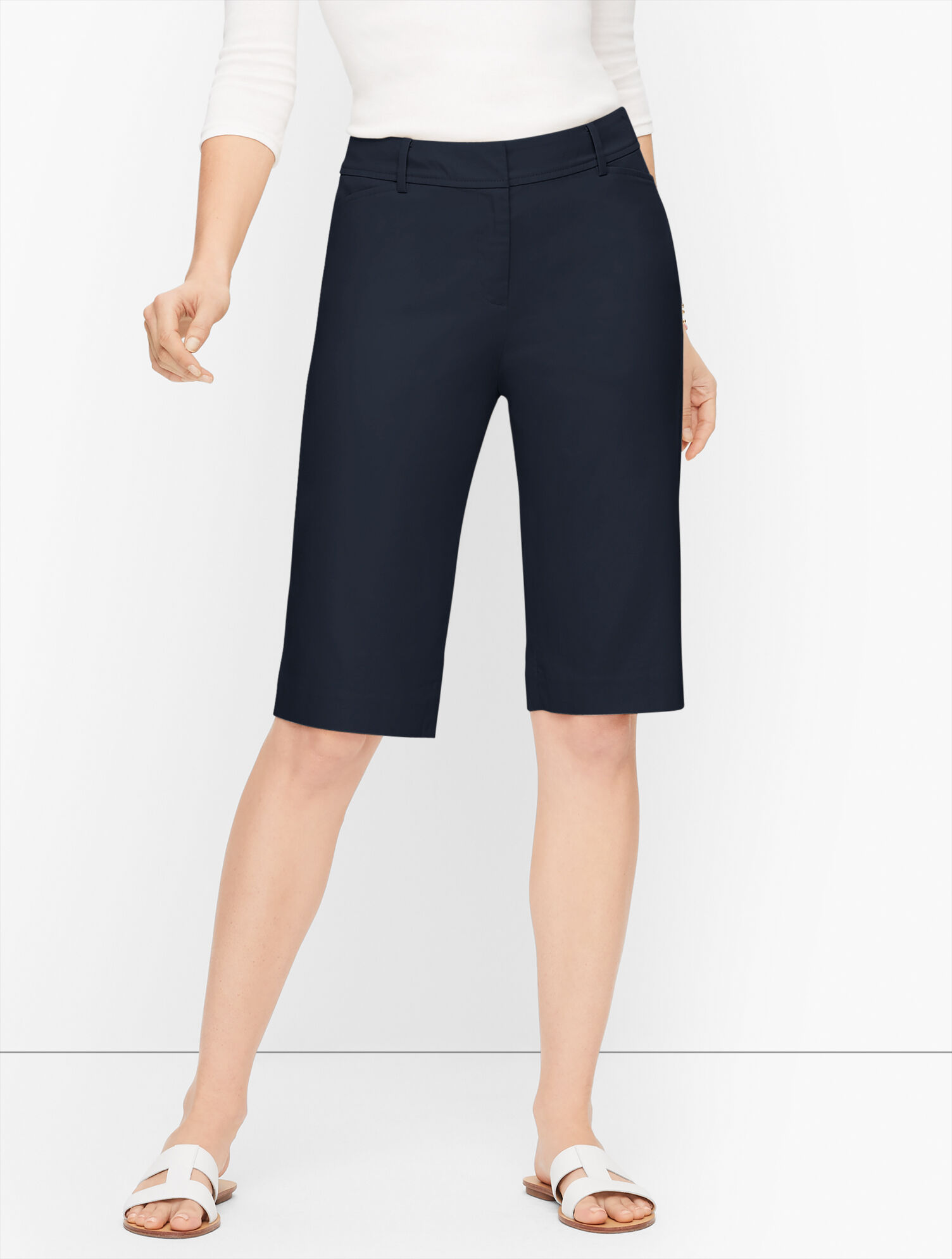 Perfect Shorts - 13" - Solid Colors | Talbots
