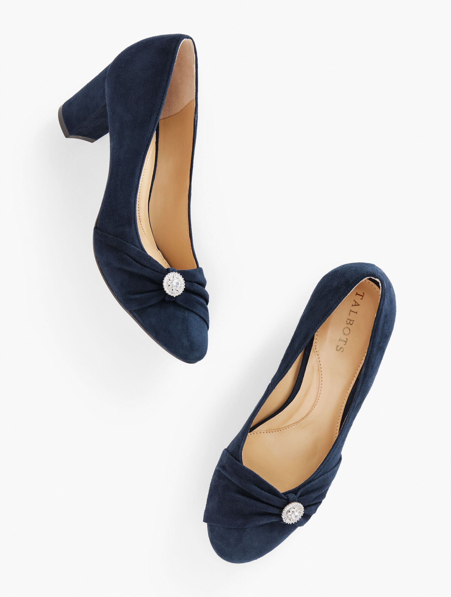 Ellery Block Heel Pumps - Suede | Talbots