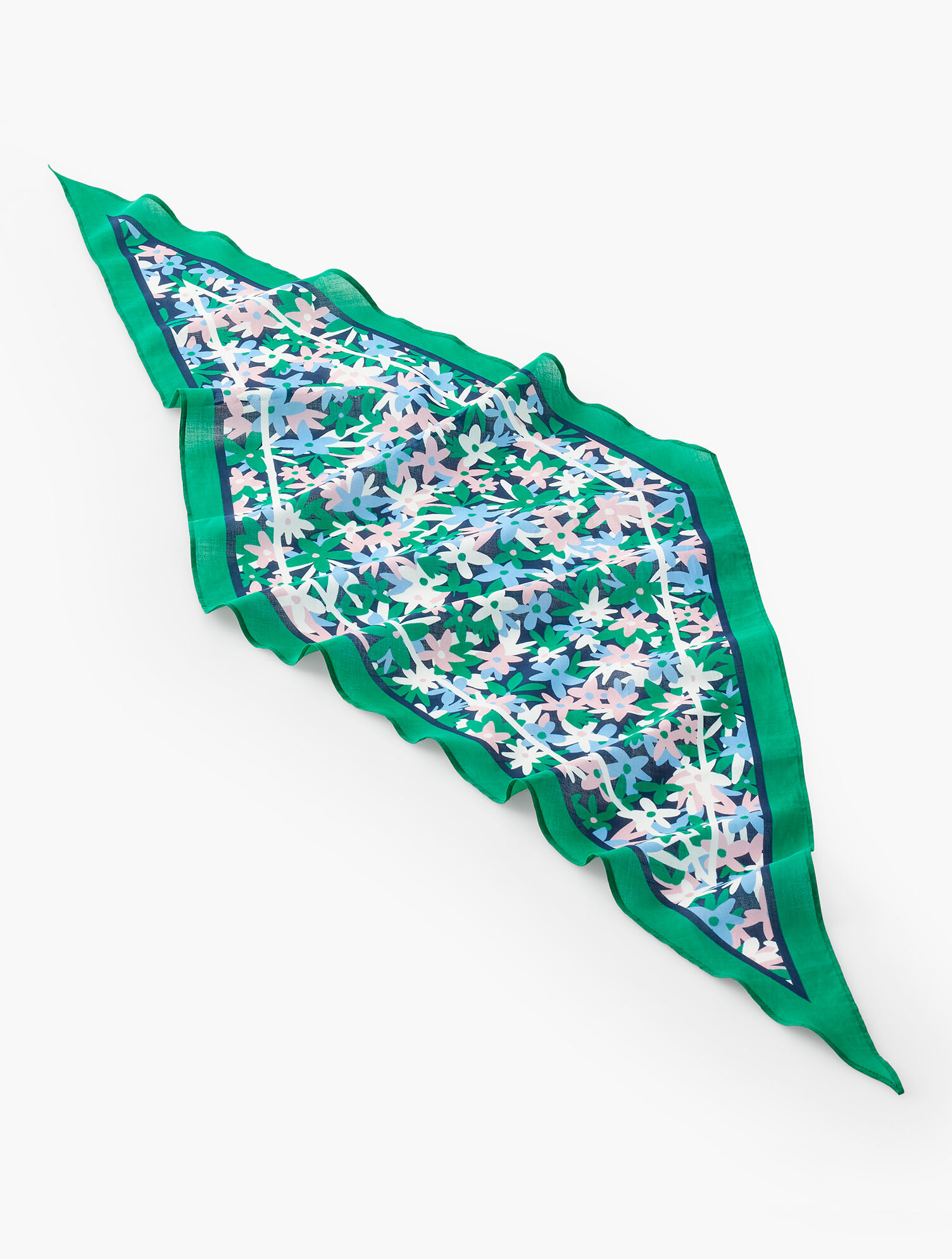 Floral Diamond Scarf | Talbots