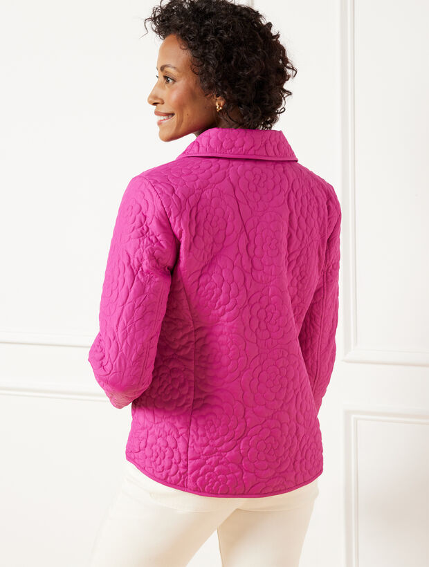 Rose Quilted Puffer Jacket | Talbots
