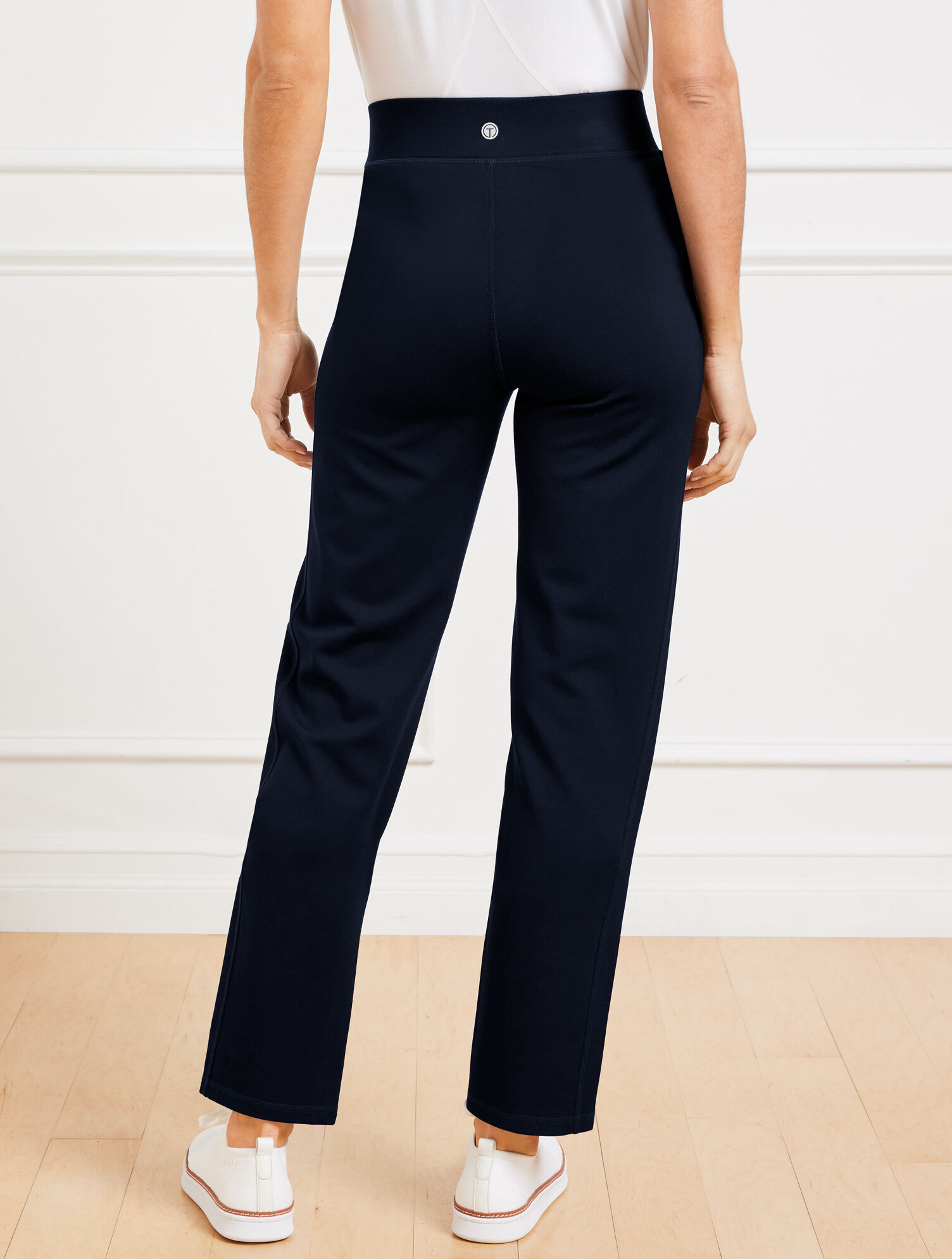 Power Tech Knit Straight Leg Pants | Talbots