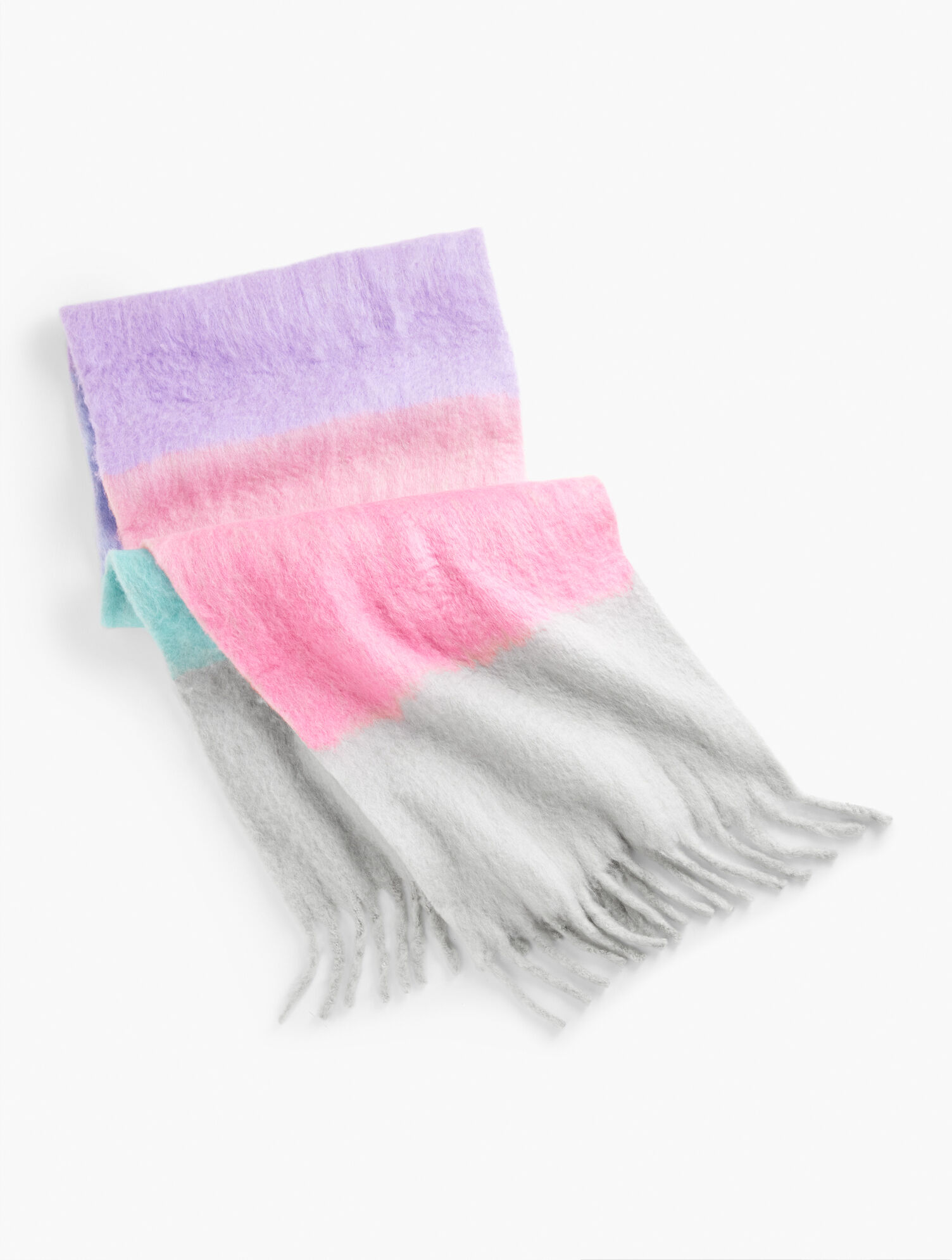 Colorblock Luxe Blanket Scarf | Talbots