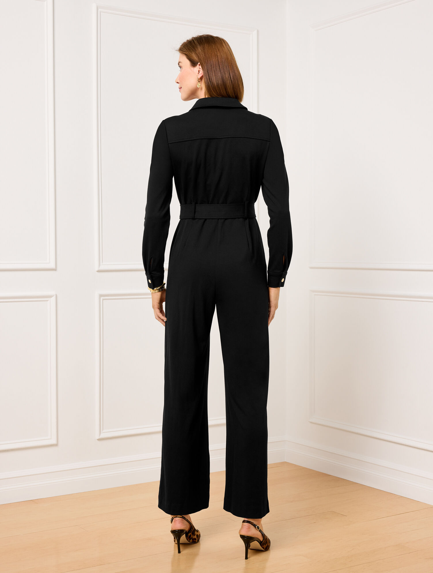 Luxe Ponte Jumpsuit | Talbots