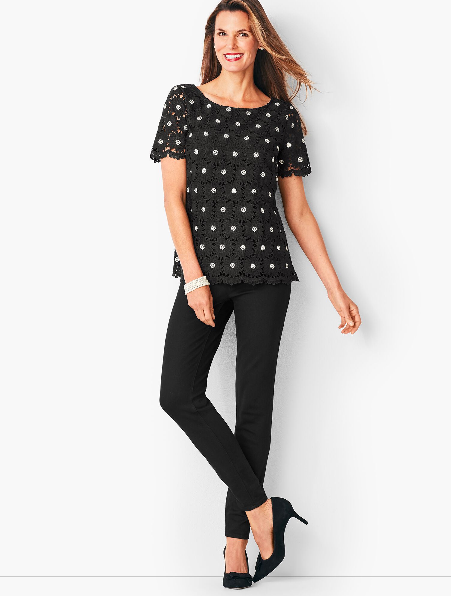 Daisy Lace Top | Talbots