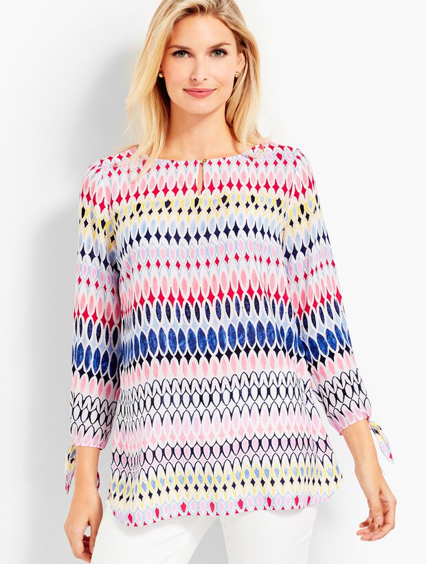 Geo-Print Top | Talbots