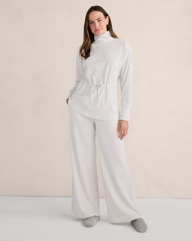 Ottoman Rib Wide Leg Pants | Haven Well Within