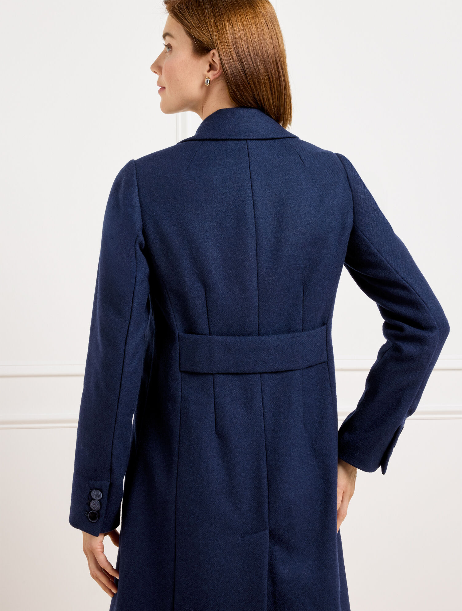 Italian Melton Wool Blend Coat - Bicolor | Talbots