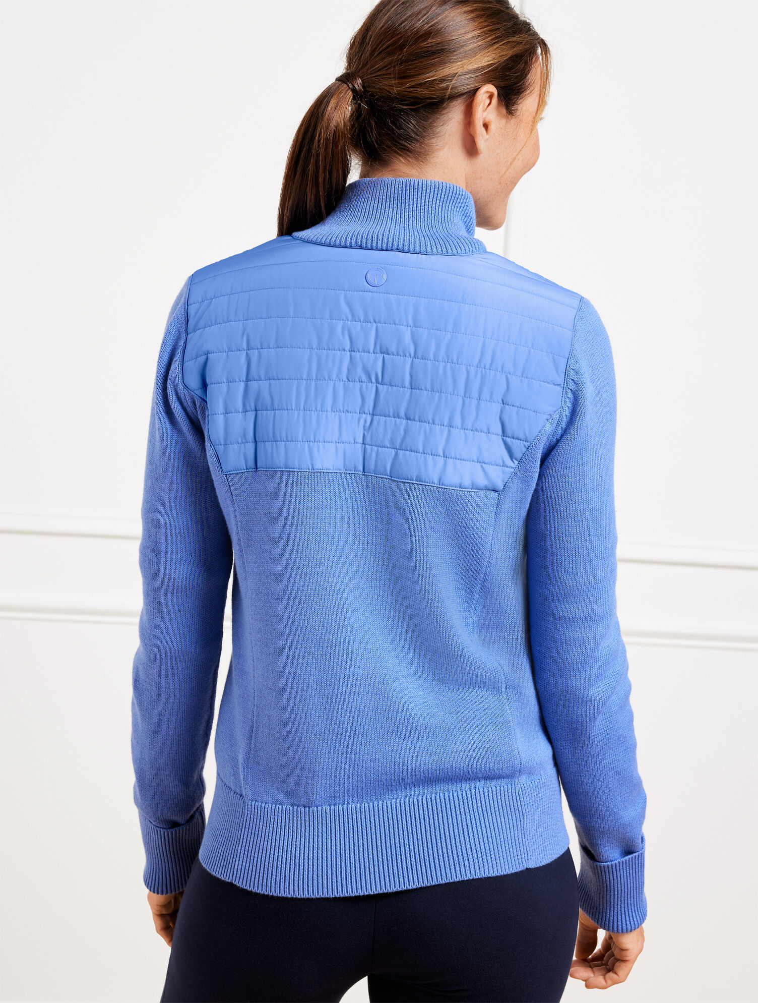 Coolmax® Quilted Sweater Jacket | Talbots
