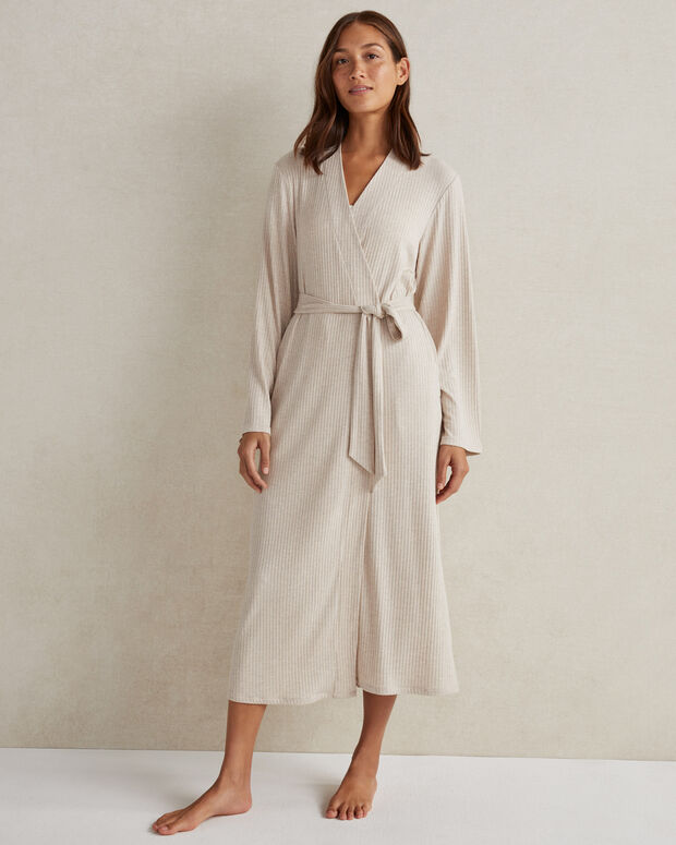 Wide Rib Modal Robe | Talbots