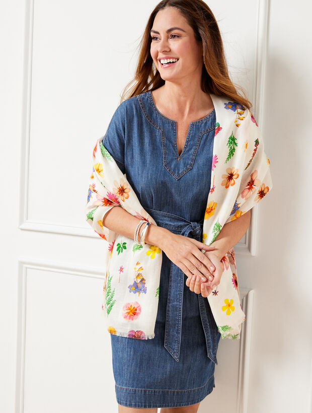 Occasion Wrap - Floral Meadow | Talbots